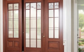 Colonial Style Interior And Exterior Security Doors