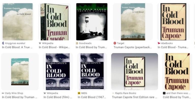 In Cold Blood By Truman Capote - Summary And Review