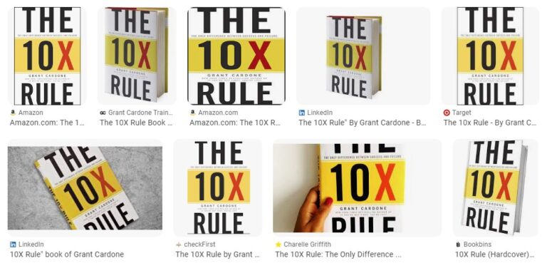 The 10X Rule By Grant Cardone - Summary And Review