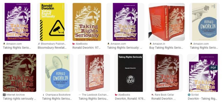 Dworkin's Taking Rights Seriously - Summary And Review