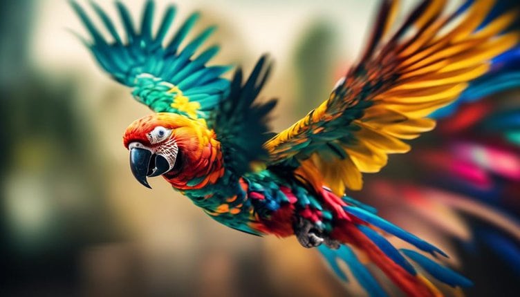 Soaring With Colors: The Aerodynamics Of Parrot Flight
